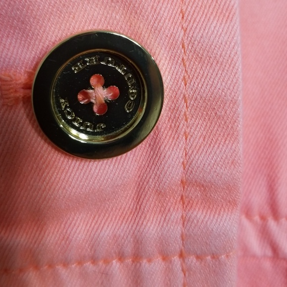 Juicy Couture | Jackets & Coats | Juicy Couture Neon Orange Denim ...